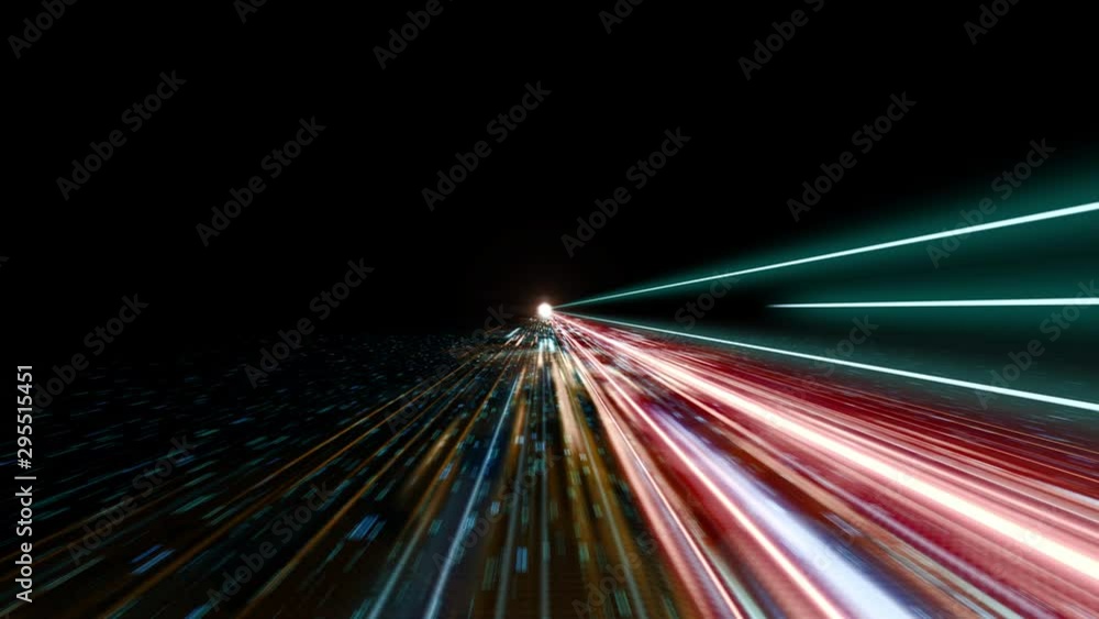 Transfer and storage of data sets/Abstract background with animation ...