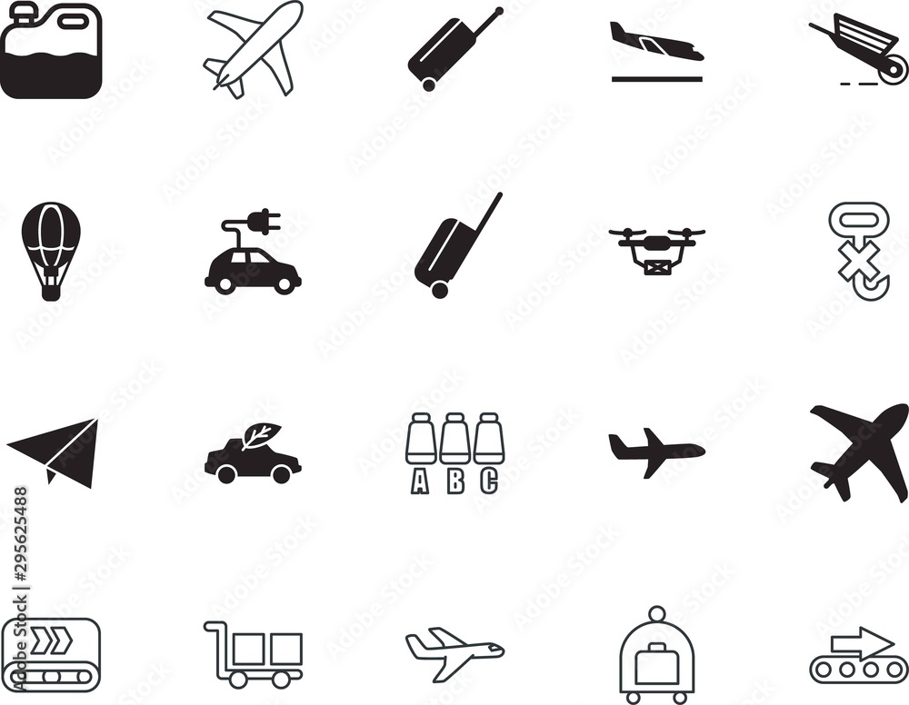 transport vector icon set such as: petrol, lifestyle, activity ...