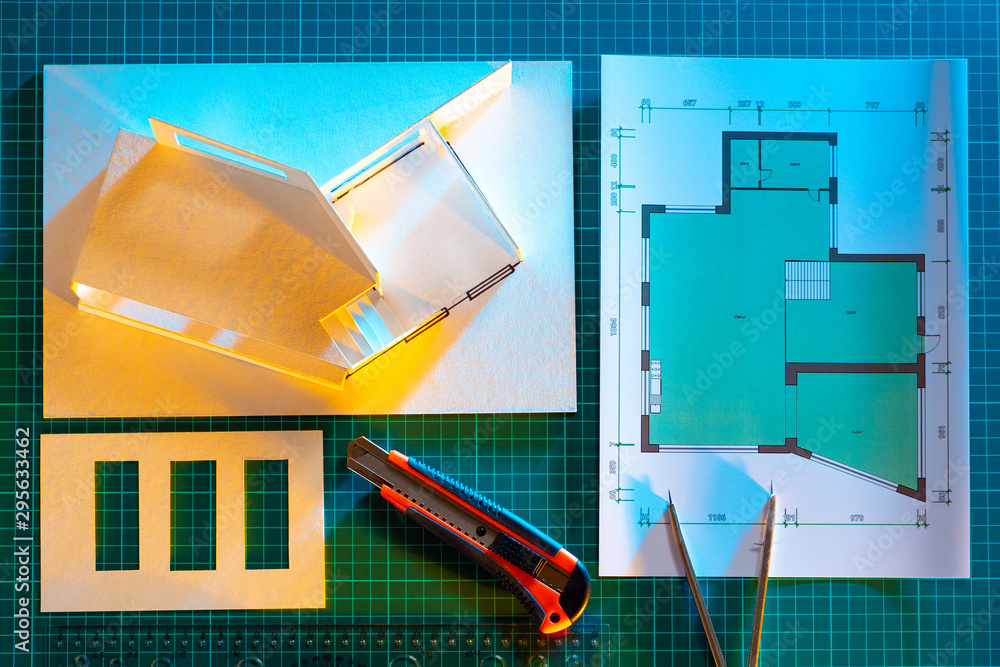 Preparation of the layout of the cottage on the basis of the ...