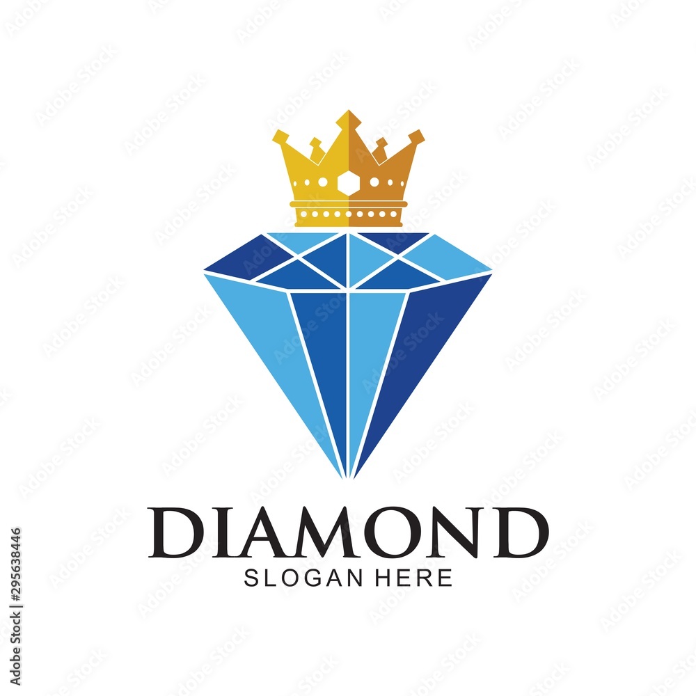 Diamond logo. Unique Symbol Design Inspiration - Vector Stock Vector ...