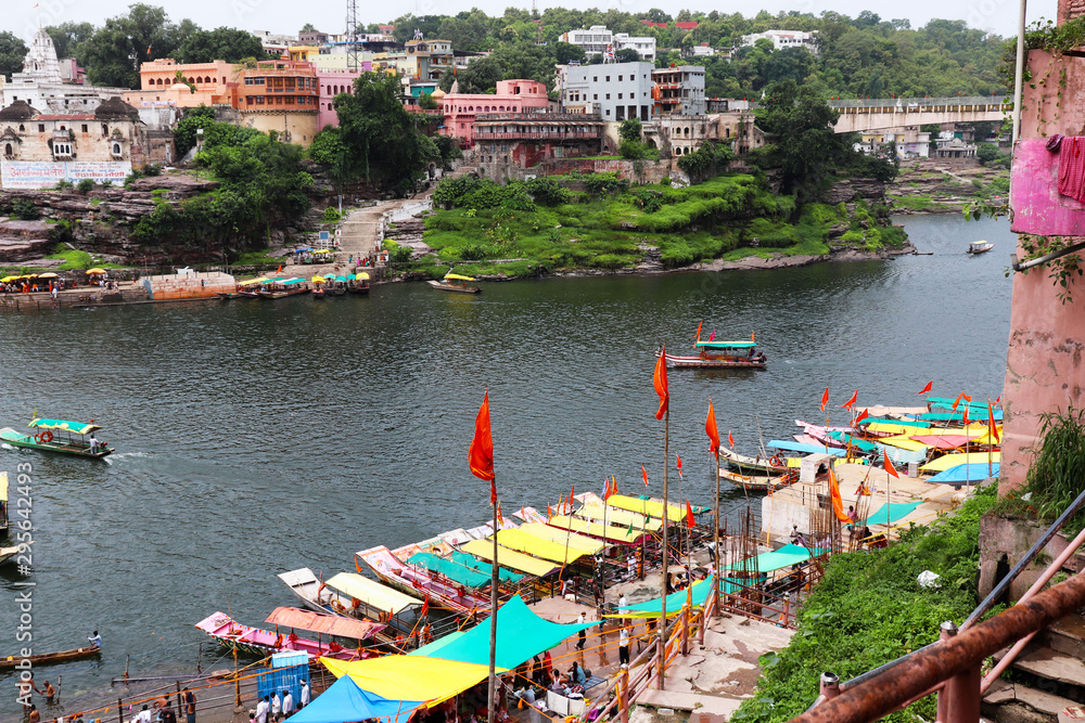 Omkareshwar Temple in India Stock Photo | Adobe Stock
