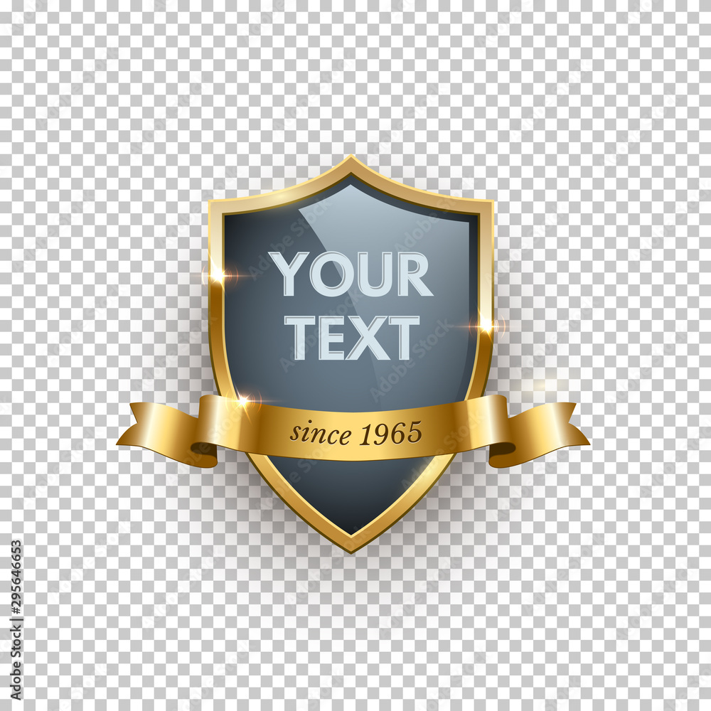 Premium badge realistic vector illustration Stock Vector | Adobe Stock