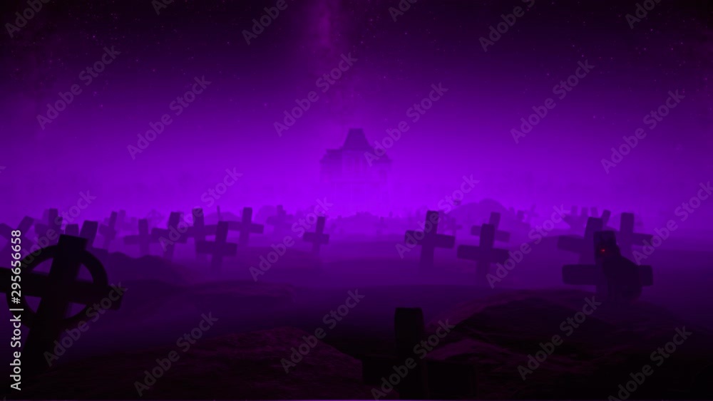 Halloween In Gravestone 07 is motion footage for horror films and ...