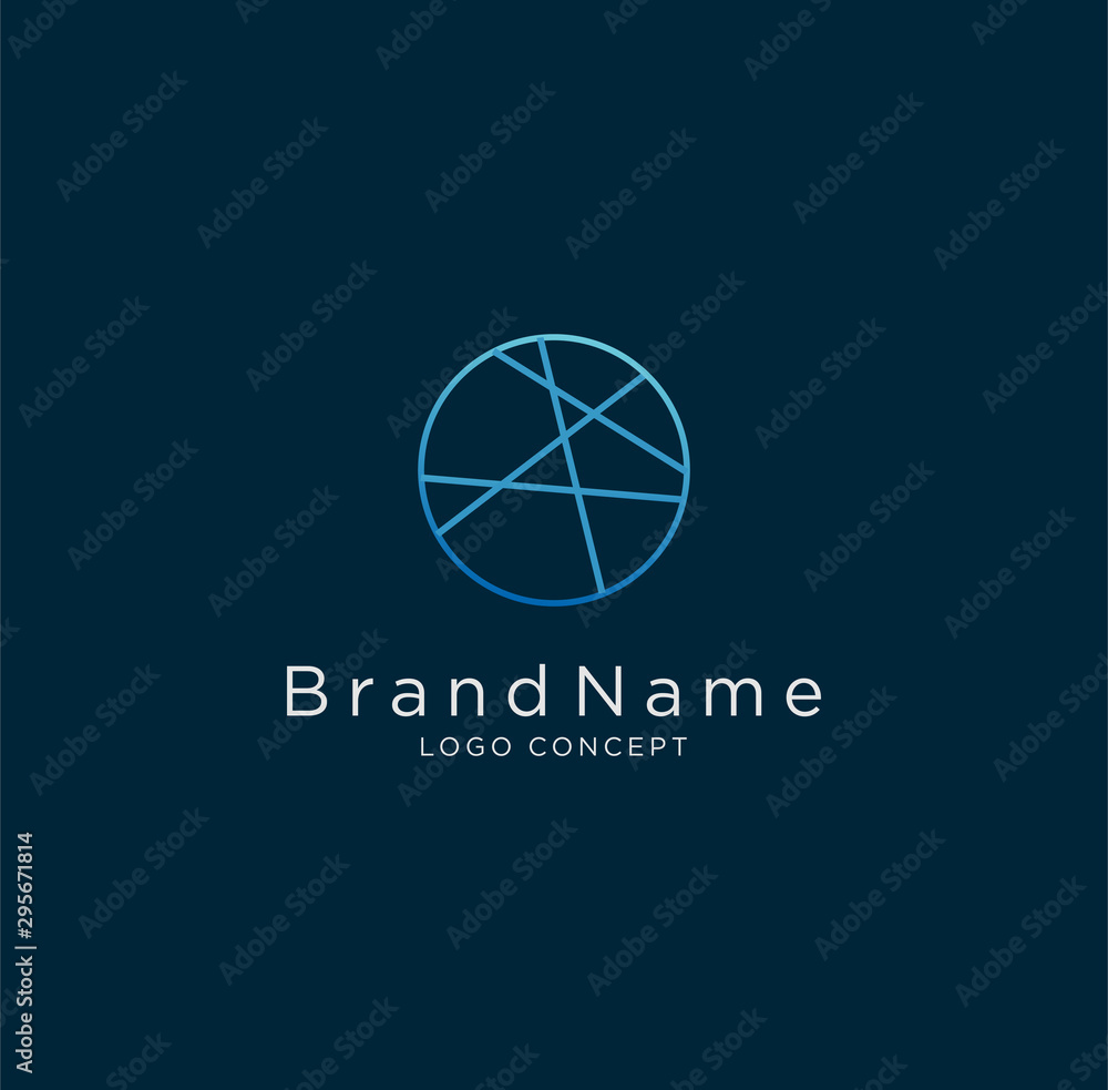 Circle Tech Logo . Modern Circle Technology logo simple tech design ...