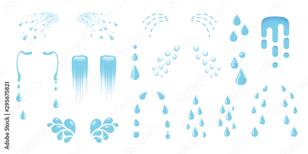 Shedding tears, tear streams, tears drops flows, crying, weeping ...