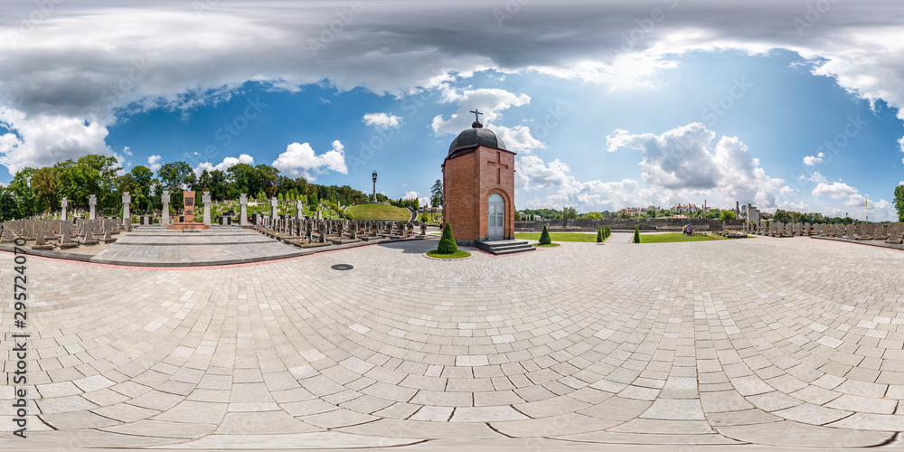 Full spherical seamless hdri panorama 360 degrees in the yard of ...