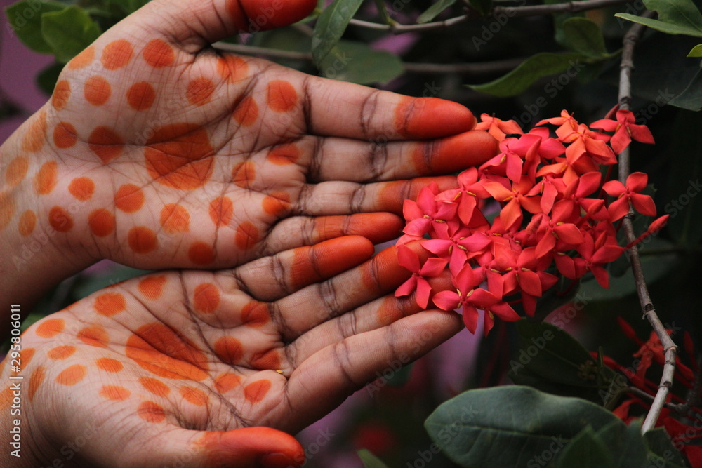 picture of the hand after applied of Natural / herbal or home made ...