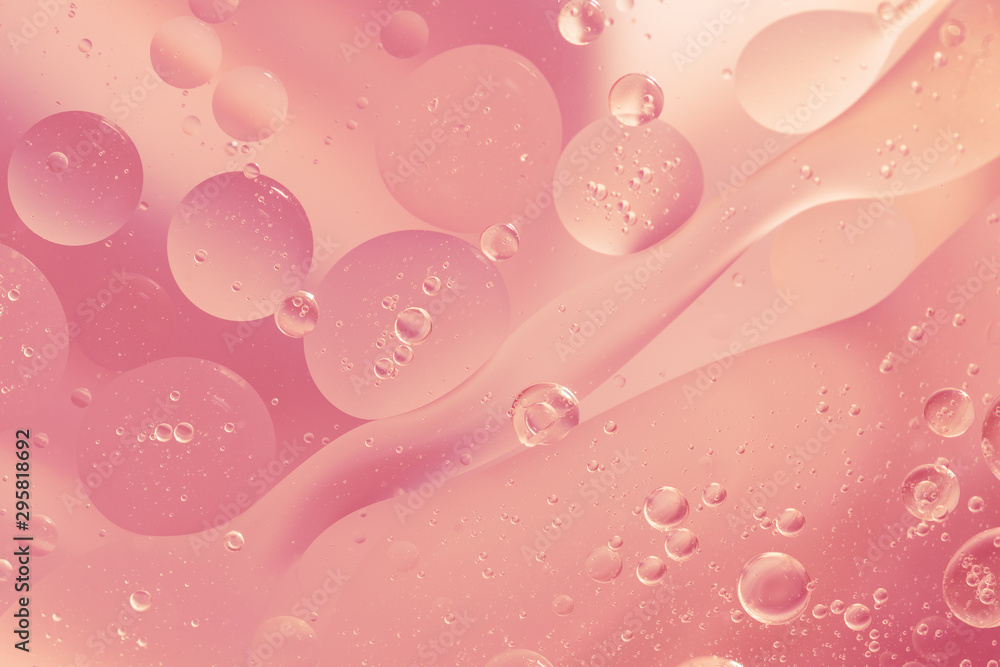 Abstract Pink water bubbles background Stock Photo | Adobe Stock