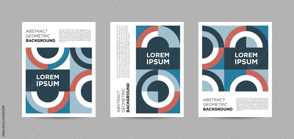 Abstract poster design. Geometric pattern background. Corporate annual ...