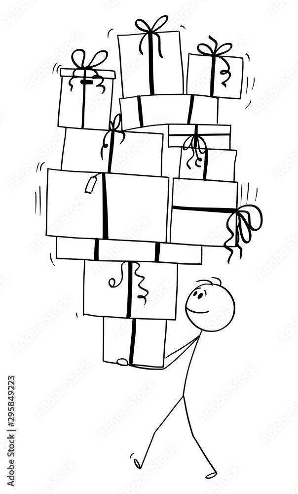 Vector cartoon stick figure drawing conceptual illustration of man ...