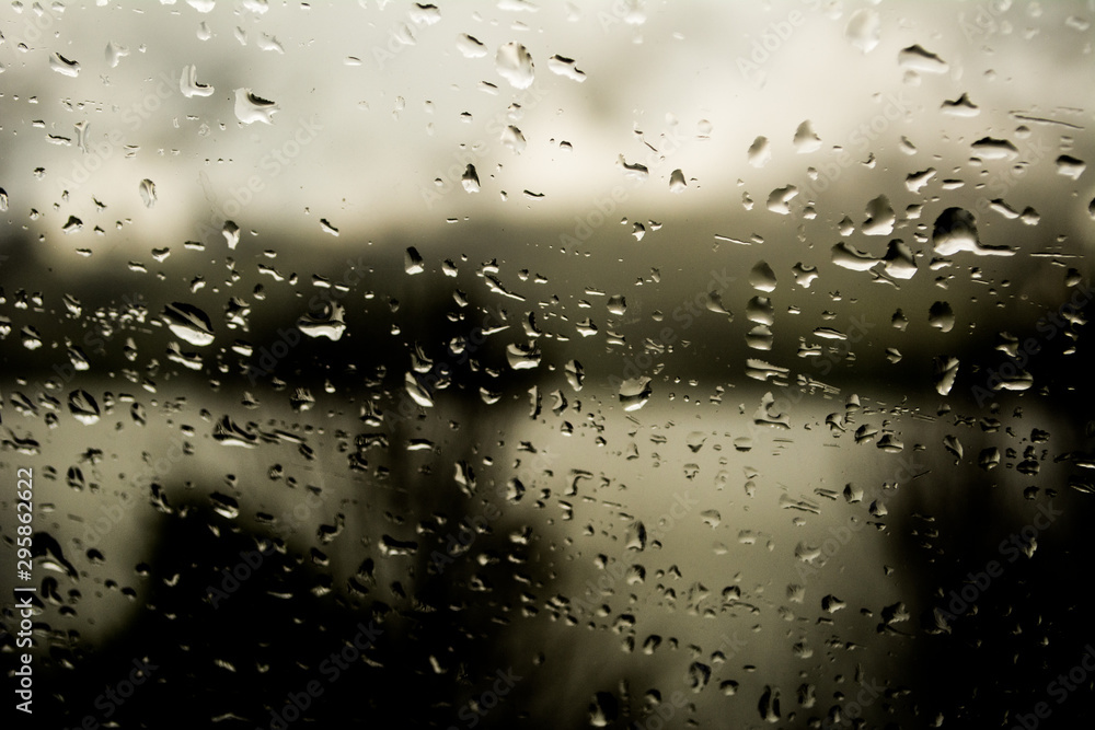 Dark Rainy Window
