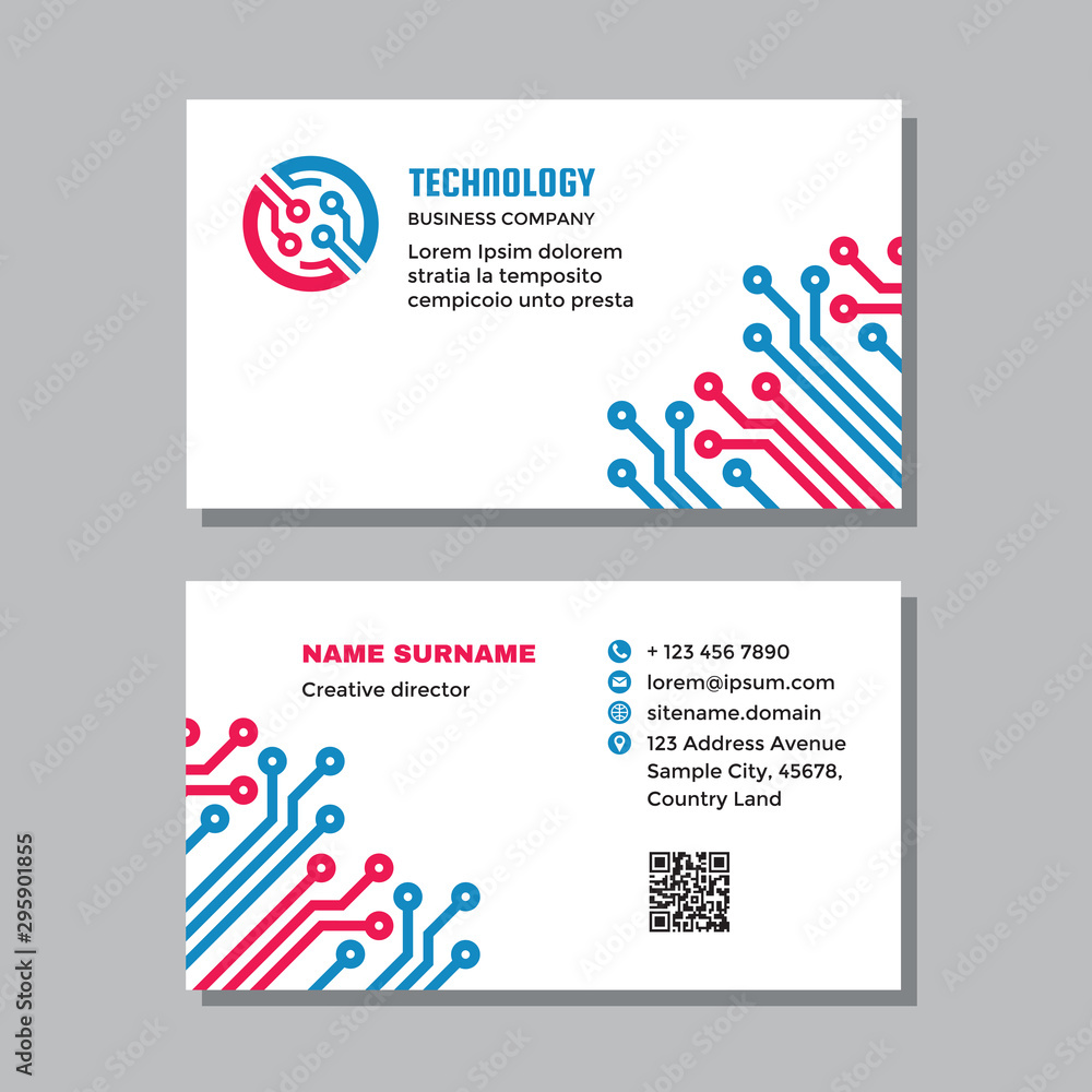Computer Visiting Card Design Sample