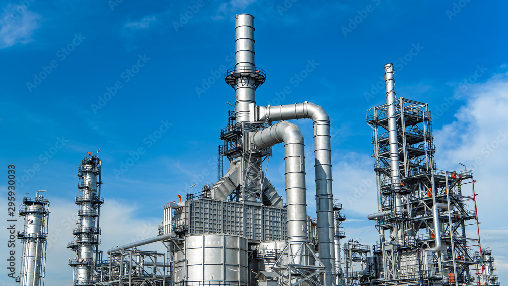 Oil and gas industrial refinery zone,Detail of equipment oil pipeline ...
