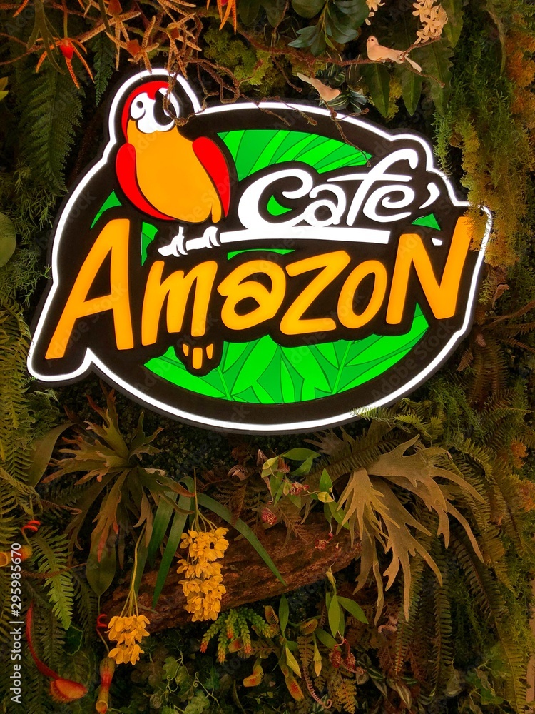 BANGKOK, THAILAND,OCTOBER 10,2018: Cafe Amazon Shop,Cafe Amazon ...