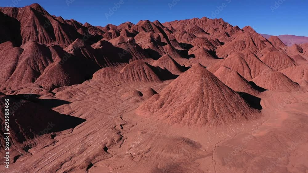 Aerial view, Pattern, Texture, Desierto del Diablo, Los Colorados ...