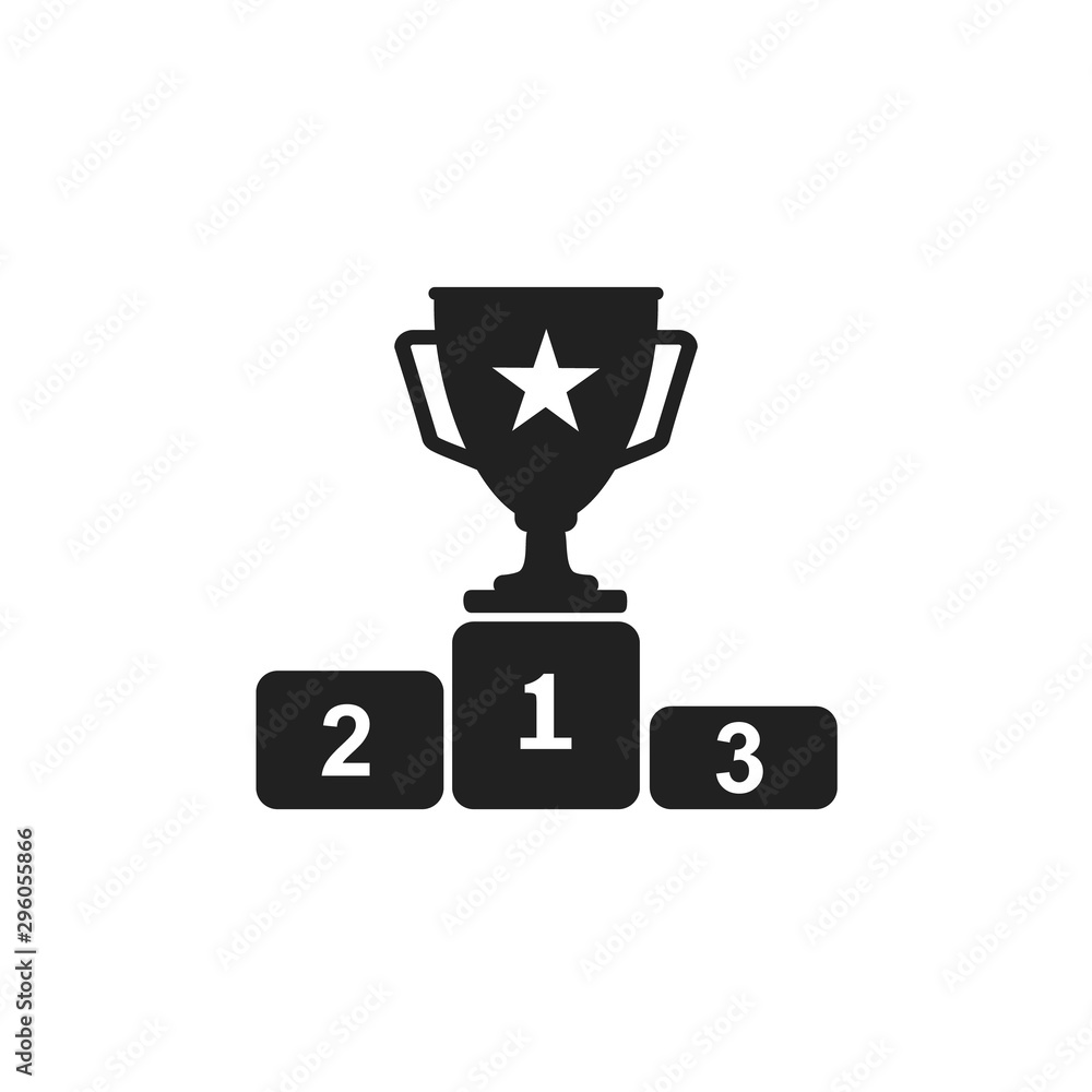 First prize gold trophy icon, trophy, winner, first prize, runner-up ...