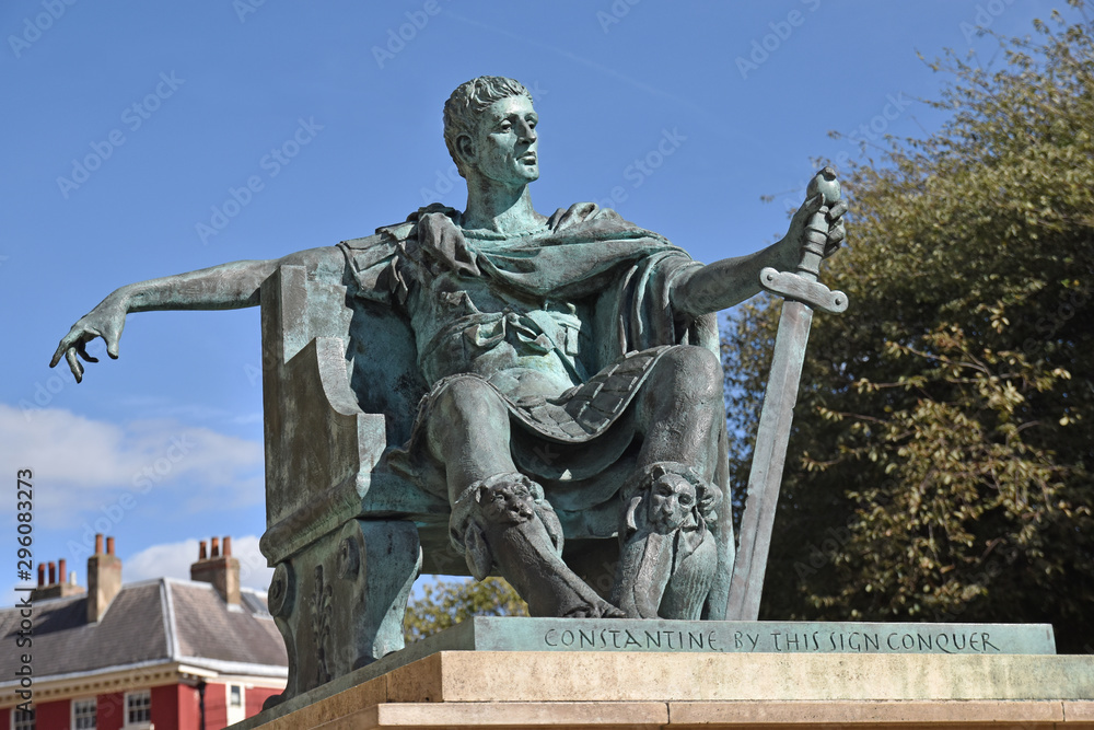Constantine the Great Statue in York Stock Photo | Adobe Stock