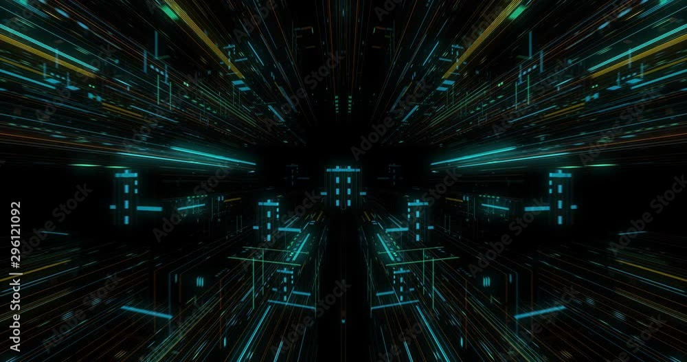 Big data visualization with digital grid motion. Analysis of ...