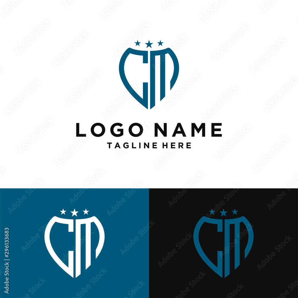 logo design for companies, Inspiration from the initial letters of the ...