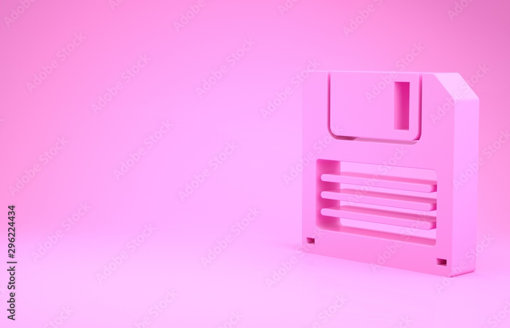 Pink Floppy Disk