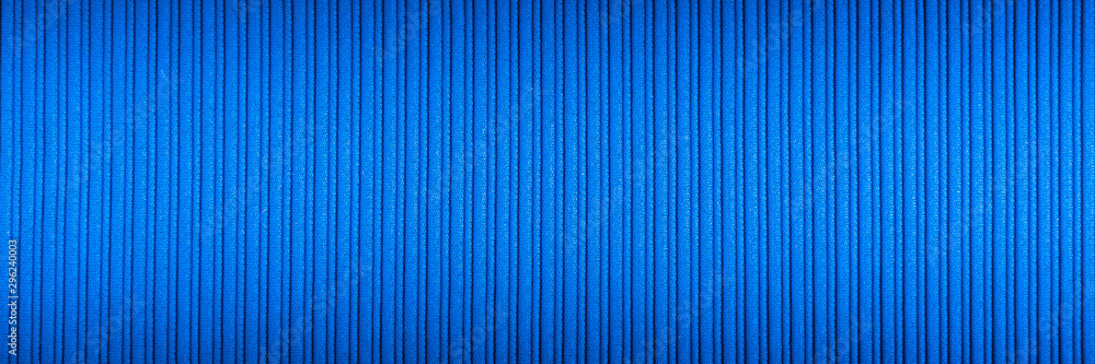 Decorative background blue color, striped texture upper and lower ...