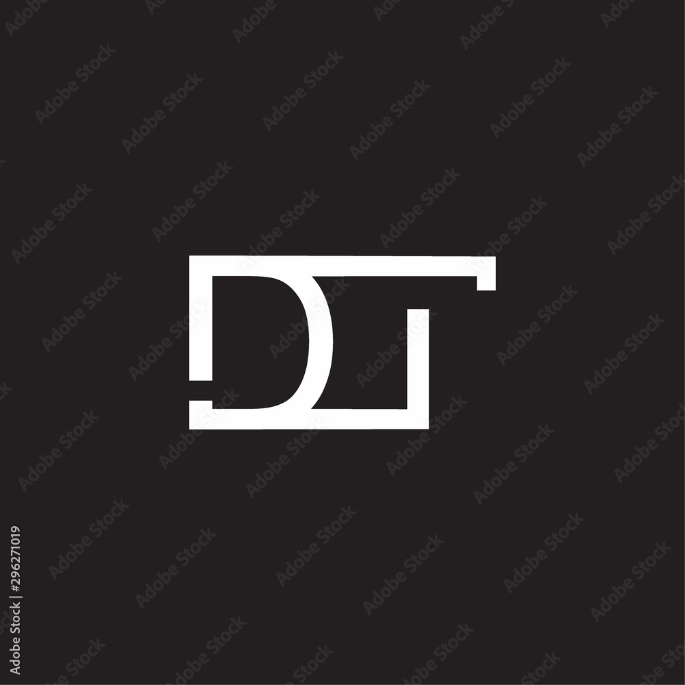 intial logo Capital Letters Stock Vector | Adobe Stock