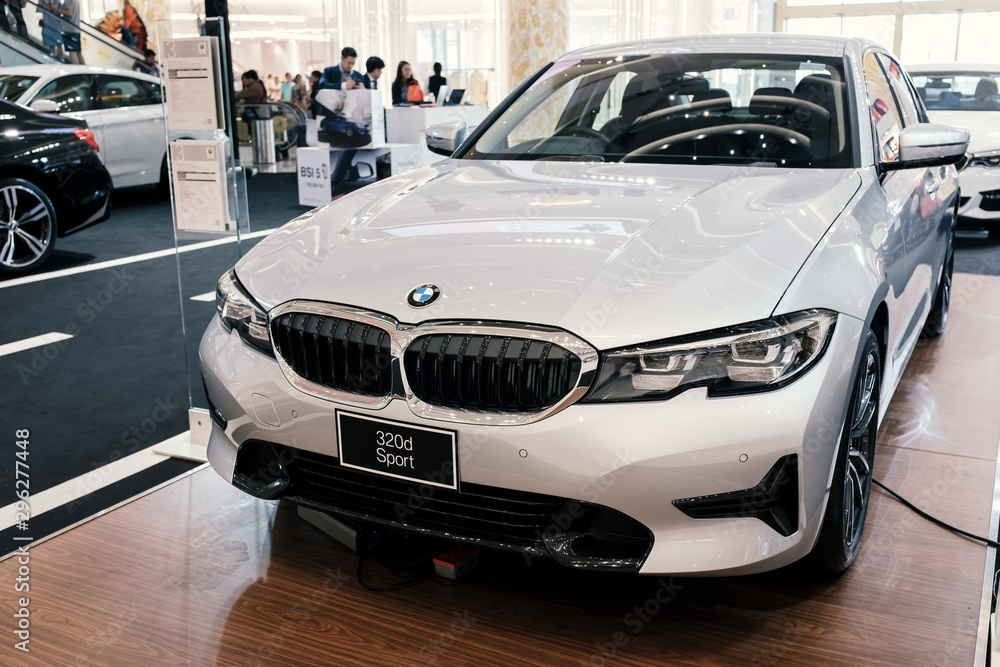 BANGKOK, THAILAND - MAY 12, 2019_BMW cars presented at the ICONSIAM, a ...
