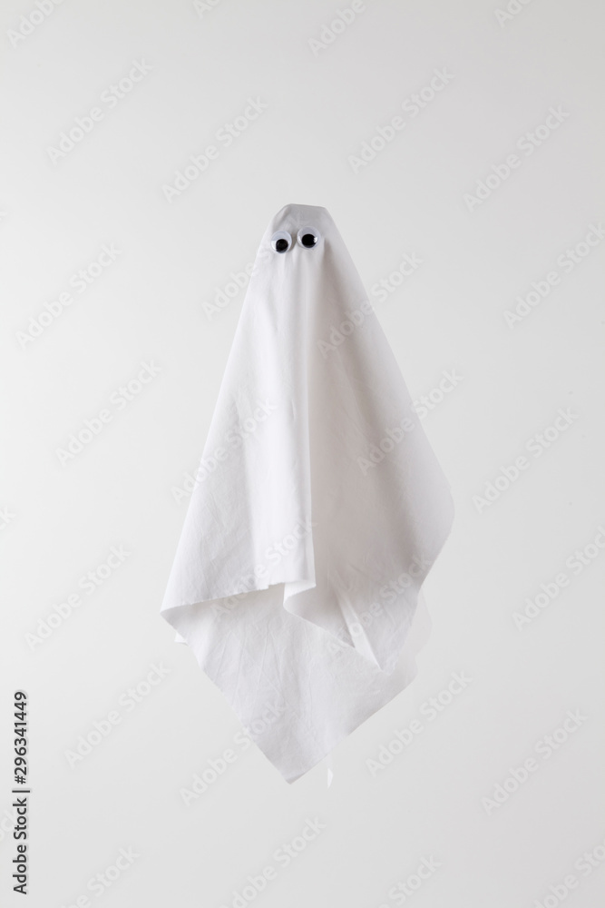 ghost back white Stock Photo | Adobe Stock