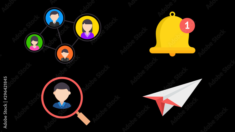 Business Avatar Icons Stock Template | Adobe Stock