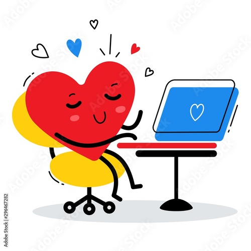 Computers And Laptops Clipart Heart
