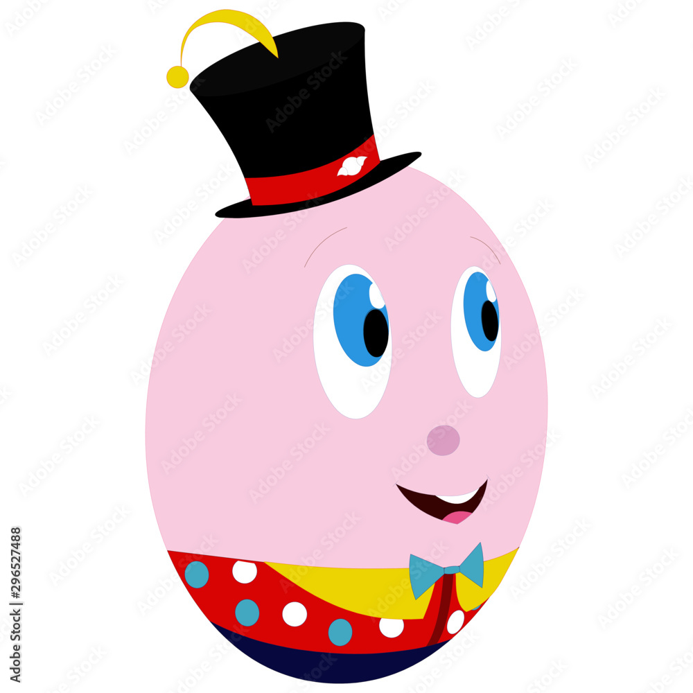 Humpty Dumpty - Cartoon Vector Image Stock Vector | Adobe Stock