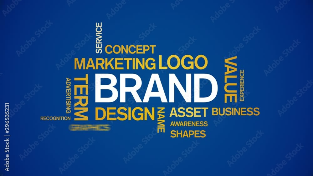 4k Brand Animated Tag Word Cloud,Text Design Animation,Kinetic ...