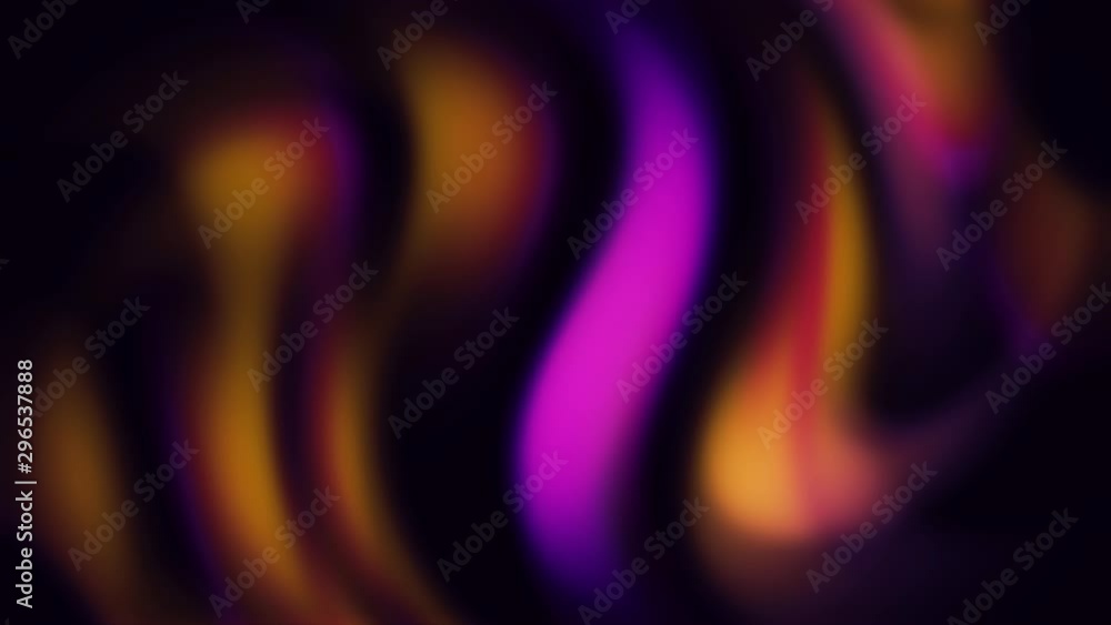 Abstract blurred background with neon streams. Animation. Fuzzy blurred ...