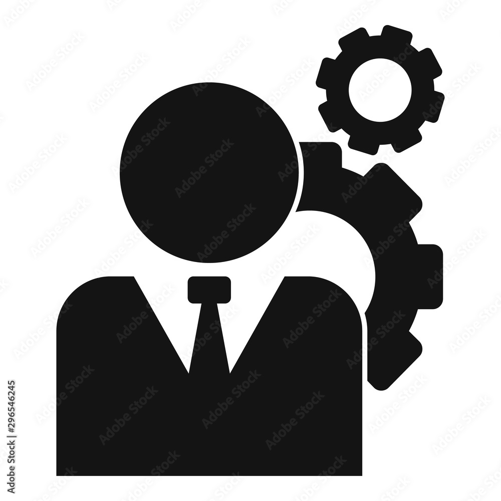 Administrator system icon. Simple illustration of administrator system ...