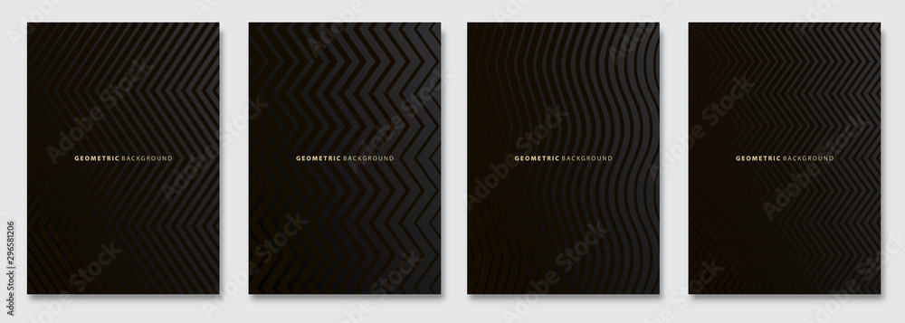 Vector abstract background, dark subtle creative wave patterns ...