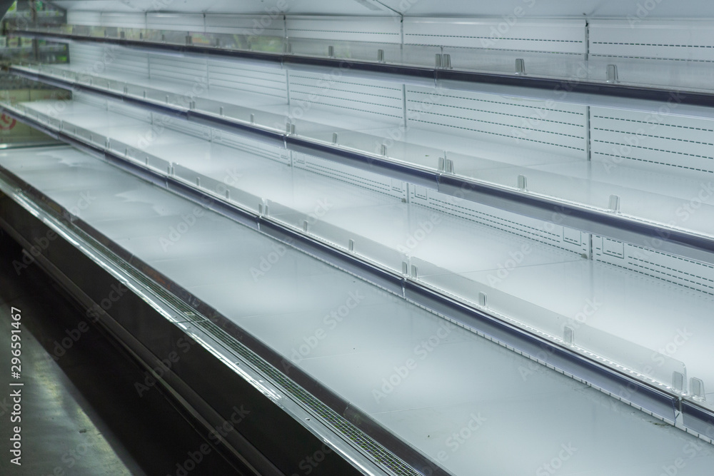 empty storefronts store shelves sale of goods Stock Photo | Adobe Stock