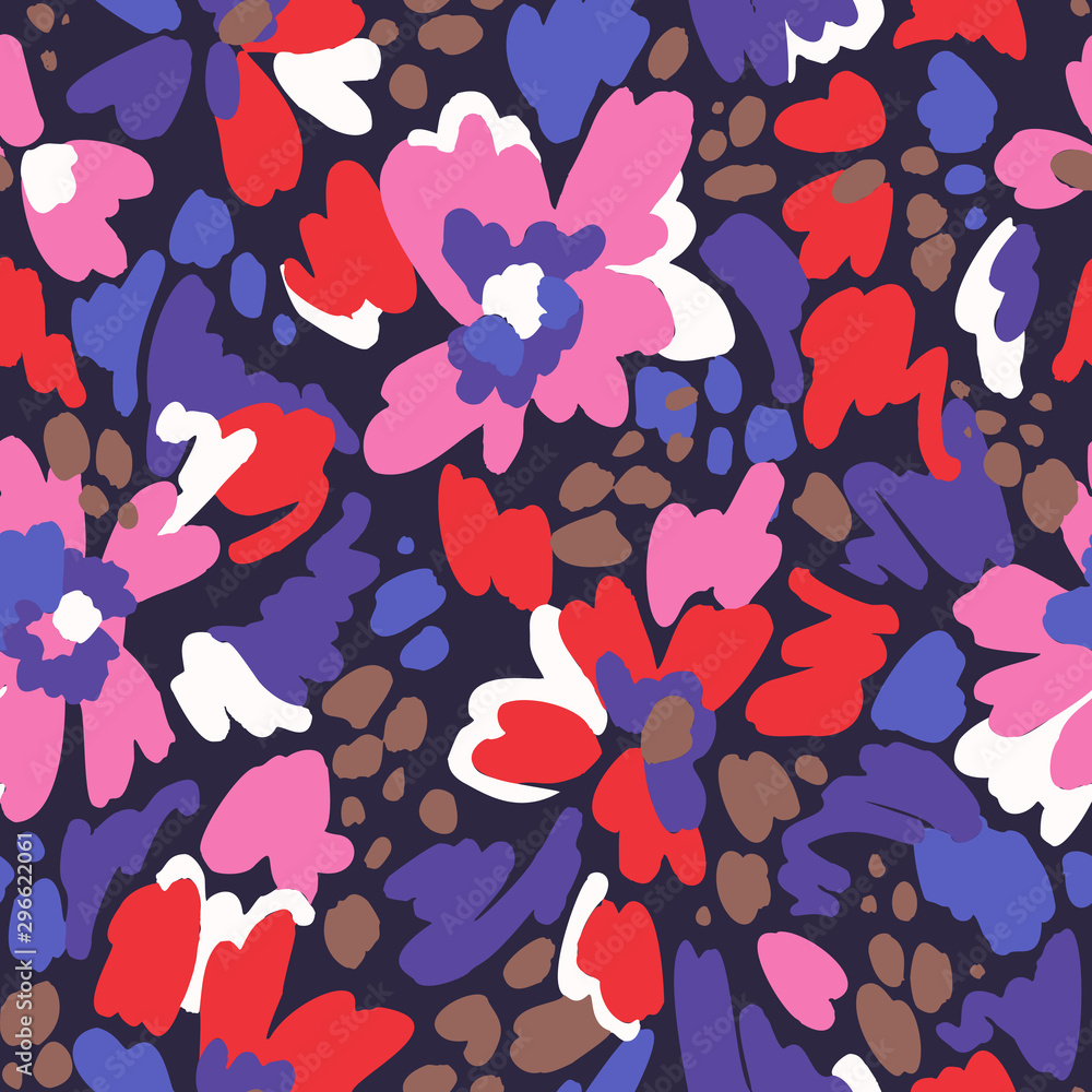 Simple Abstract Flower Design