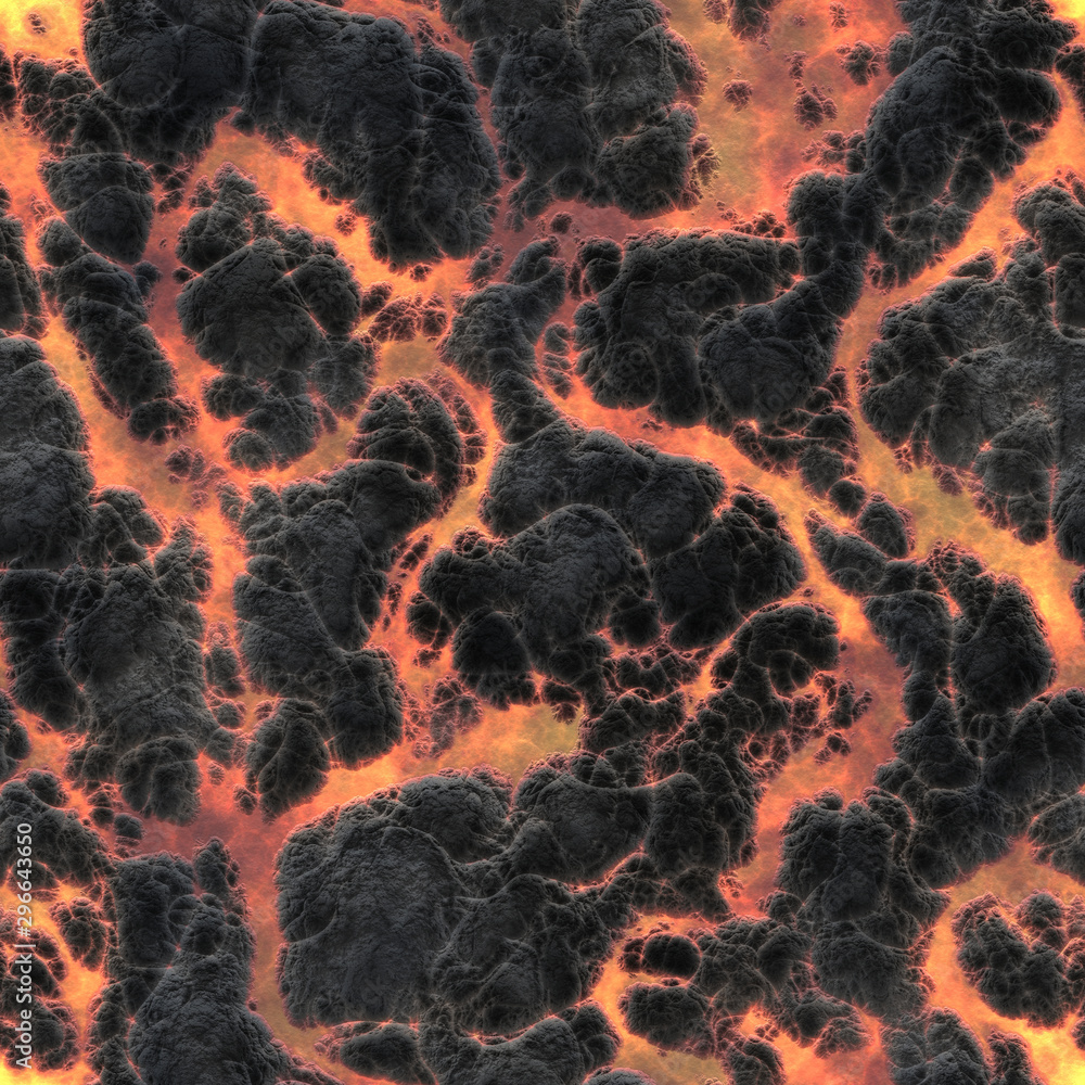 hot red lava with some ash on it, seamless texture, very high ...