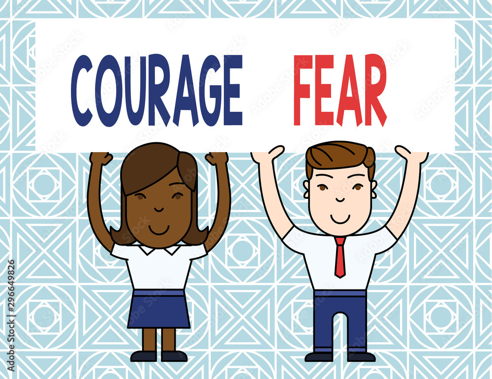 Showing Courage Clipart