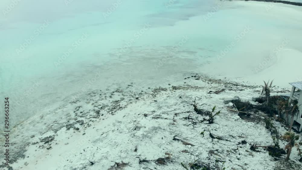 Deep Water Cay East End. Aftermath Hurricane Dorian, Grand Bahama Stock ...