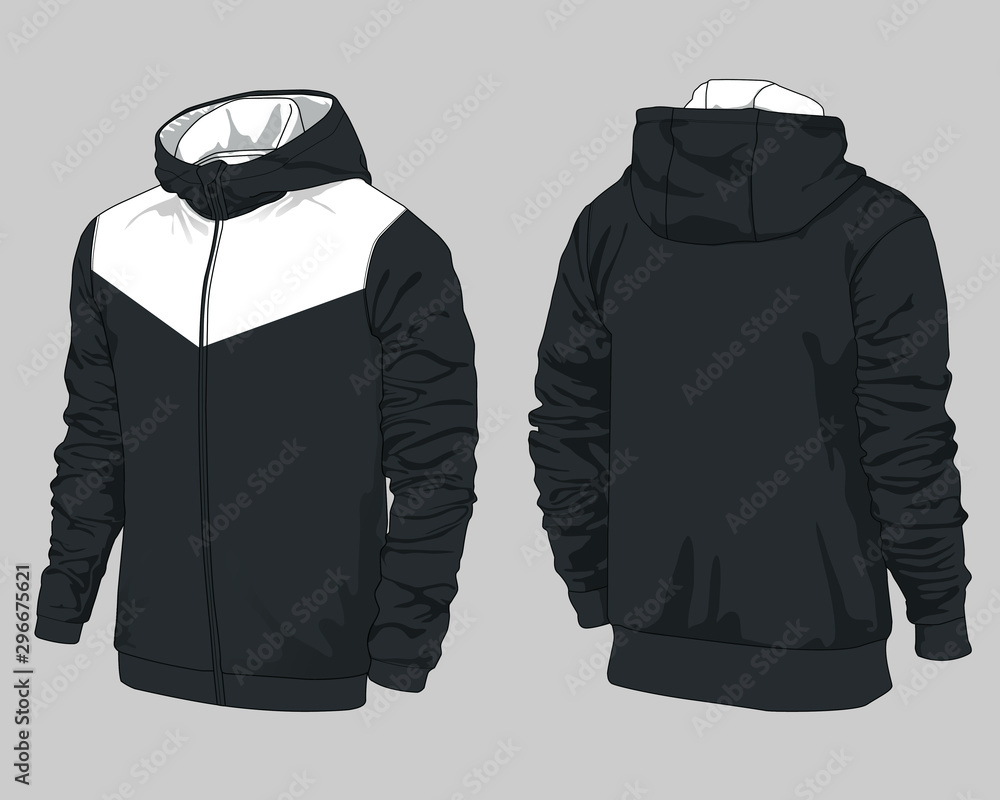 Sports jacket design winter sweater vector hoodie Stock Vector | Adobe ...