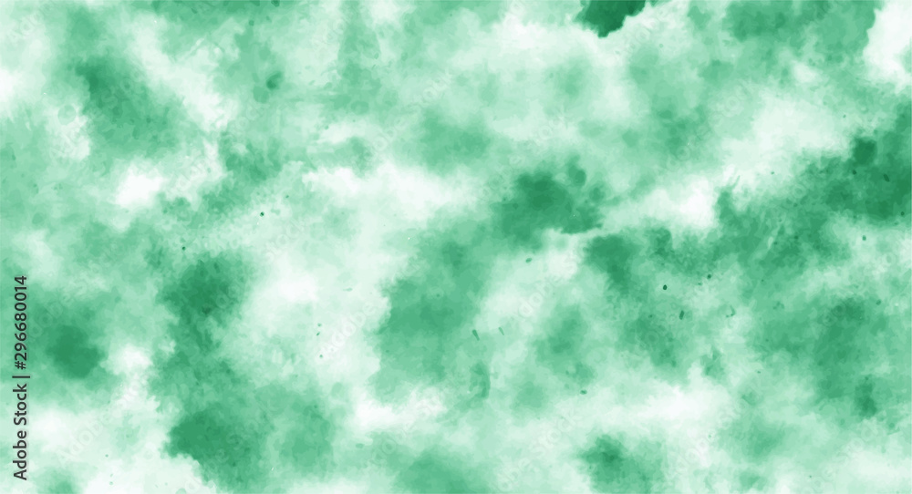 Green watercolor background for your design, watercolor background ...