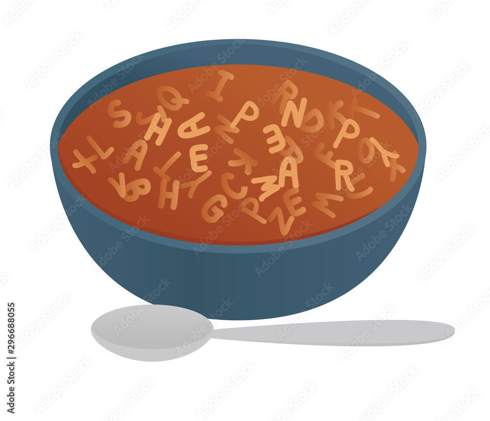 Alphabet Soup Can Clip Art