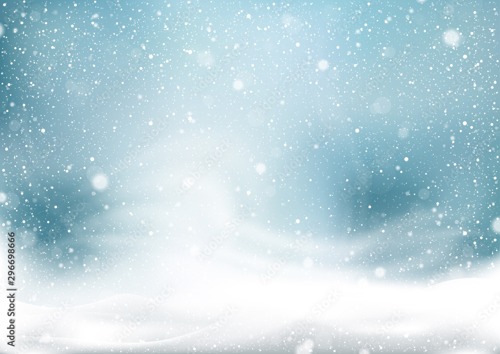Snow Blizzards Background