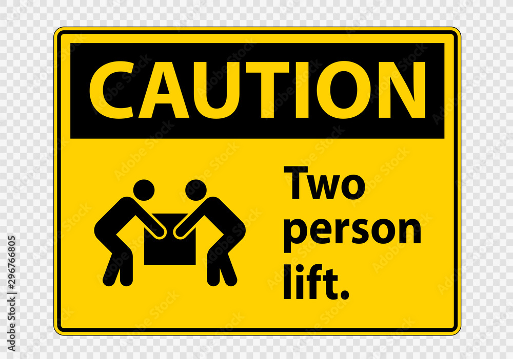 Two person lift Symbol Sign Isolate on transparent Background,Vector ...