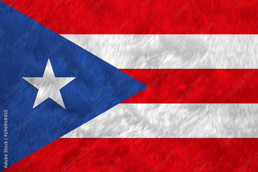 Illustrazione Stock Towel fabric pattern flag of Puerto Rico ...