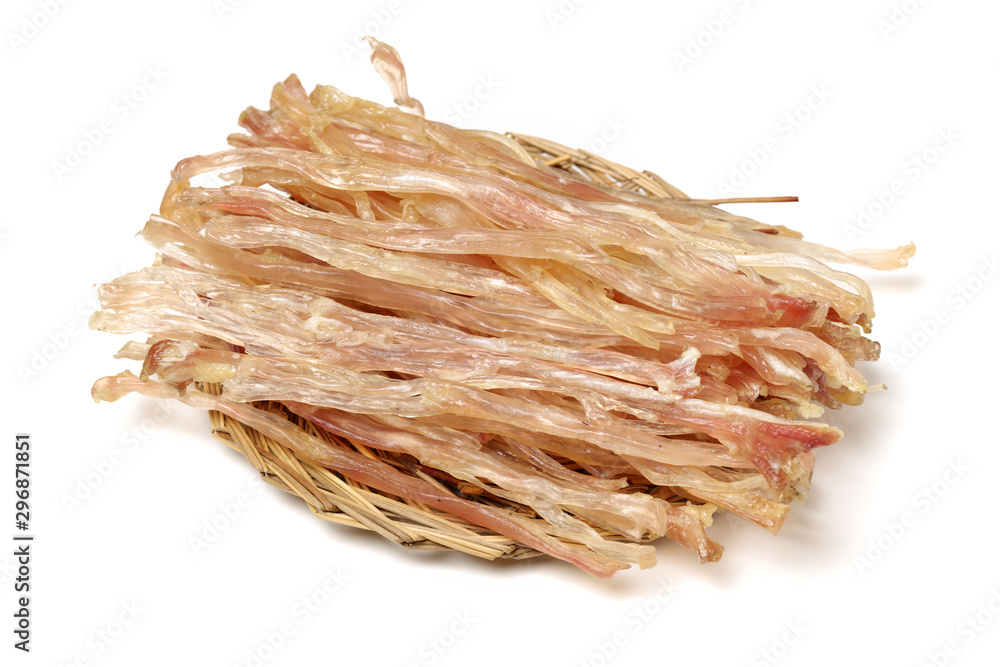 Pig's tendon on white background Stock Photo | Adobe Stock