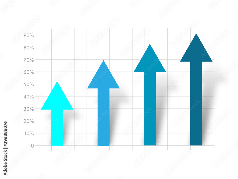 Infographic arrows for Business concept. Stock Vector | Adobe Stock