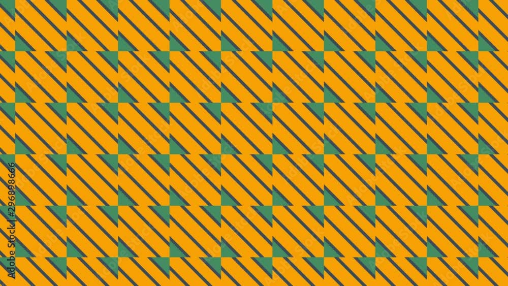 2D graphic video pattern that moves to the lower right with zoom ...