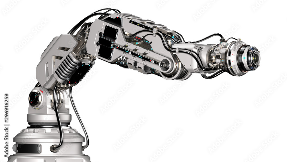 Robotic arm, mechanical hand or Industrial robot manipulator ...